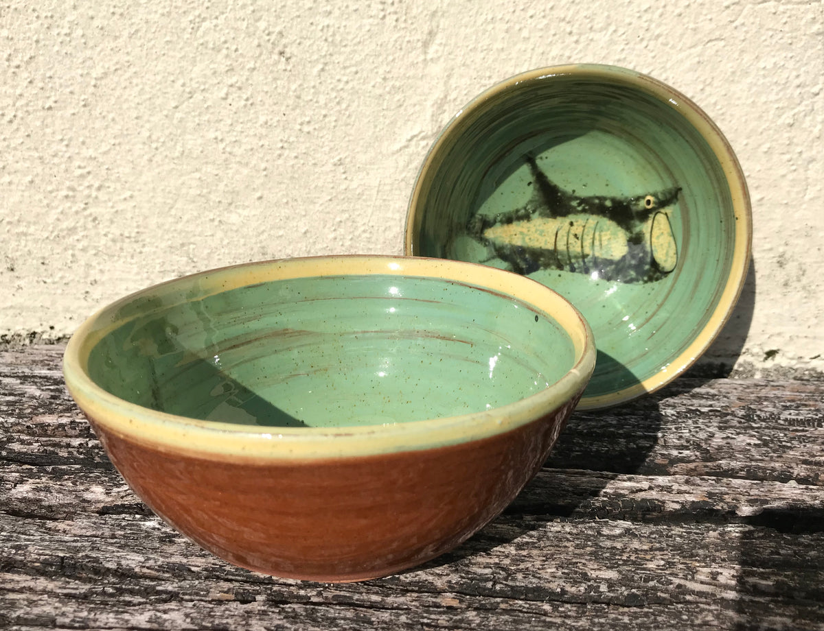Turquoise Basking Shark Bowls – Tyrii Pottery