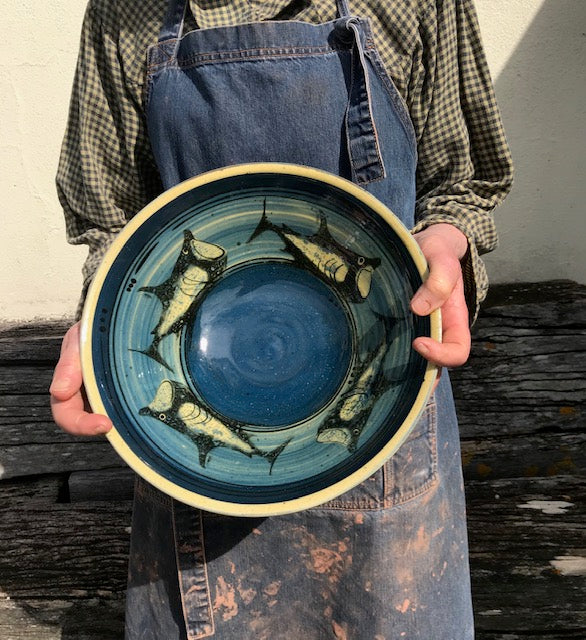 Large Basking Shark Bowl – Tyrii Pottery