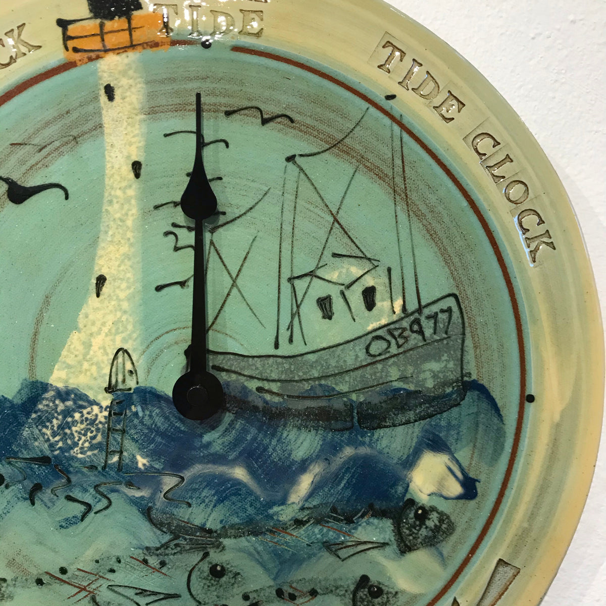 Turquoise Skerryvore Tide Clock – Tyrii Pottery